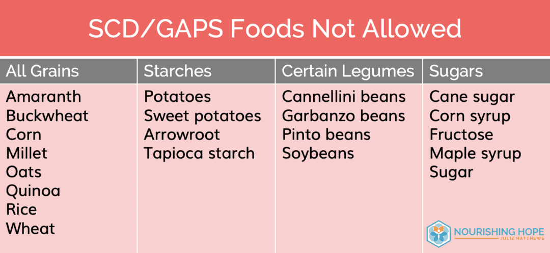 SCD and GAPS Diet - Nourishing Hope